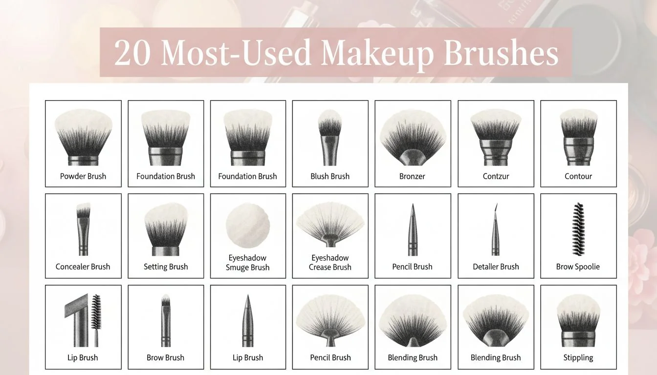 Essential Makeup Brushes: Master Your Look with 6 Tools